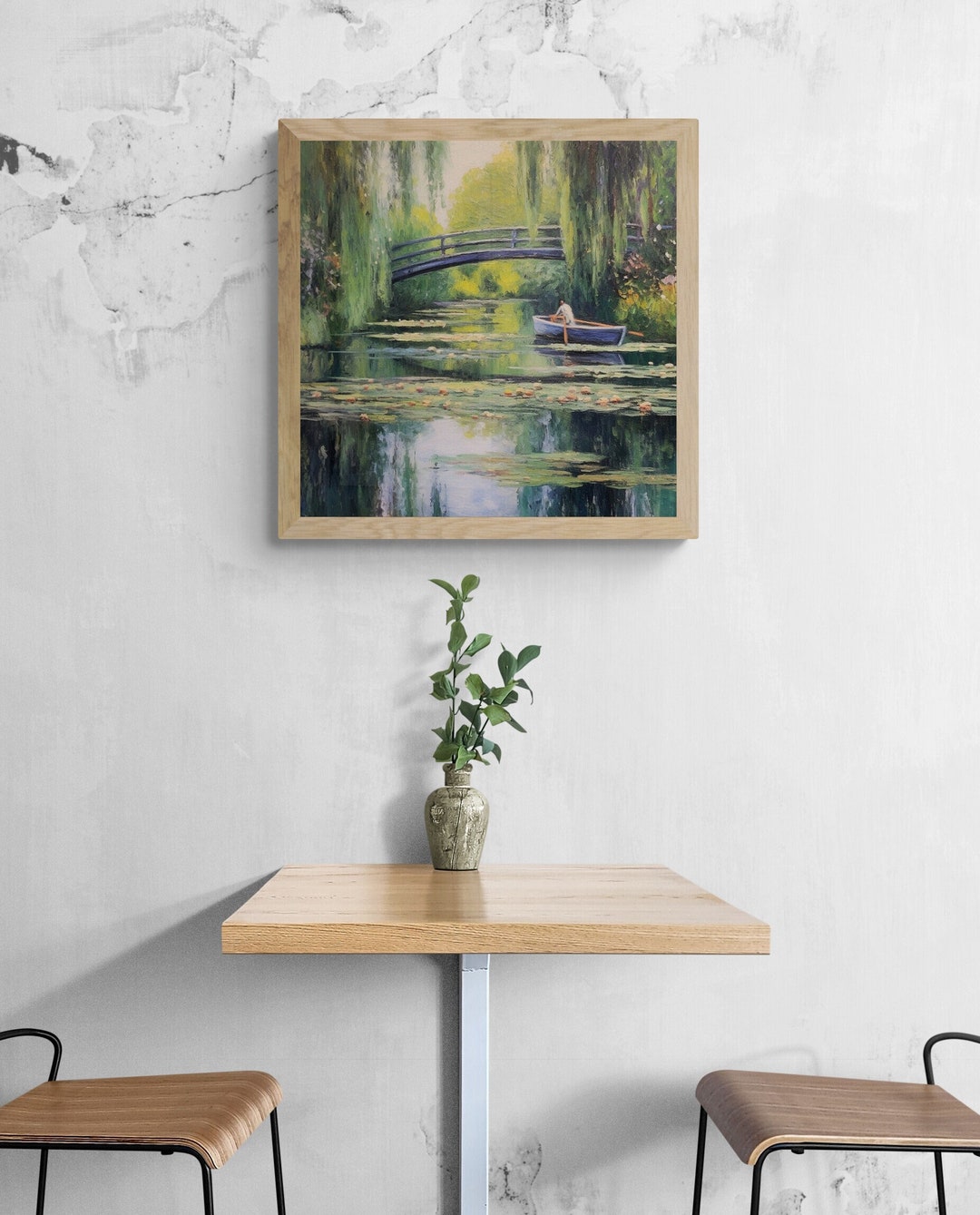 Monet Style Art Print, Monet Inspired Art, Claude Monet, Oil Painting ...