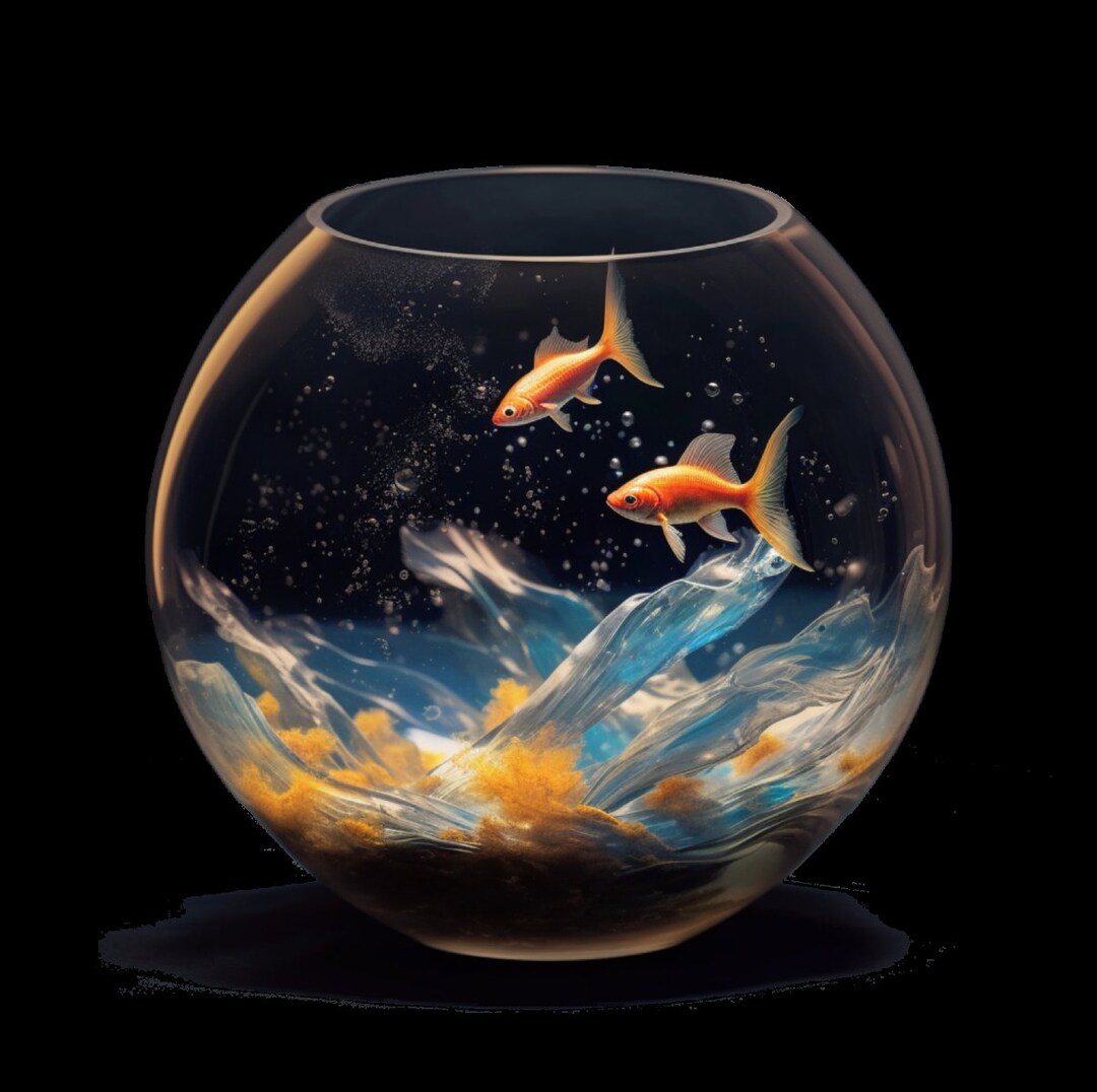 Fishbowl Sticker - Etsy