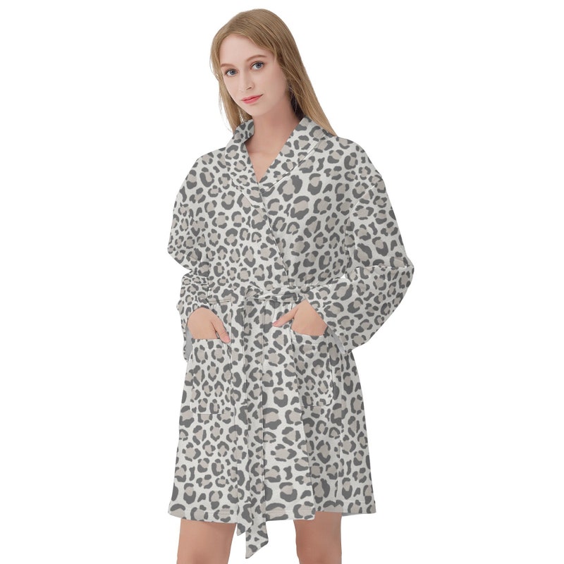 Leopard Print Robe - Etsy