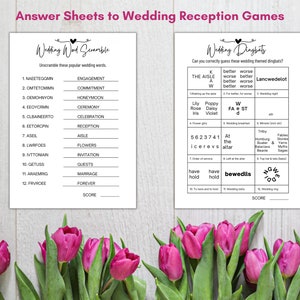 Unique Wedding Reception Games Bundle for Memorable Weddings - Etsy
