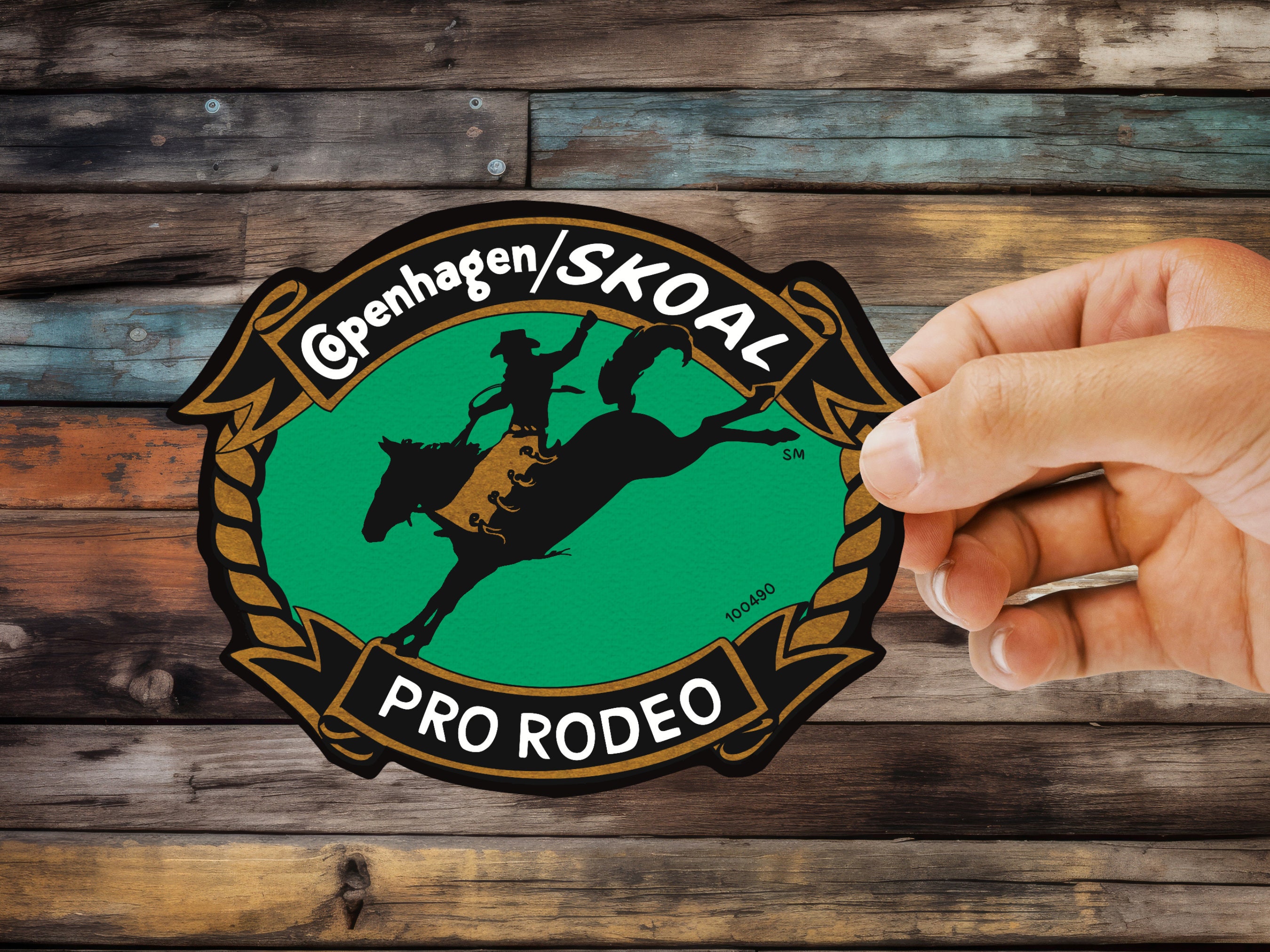 Copenhagen Skoal Rodeo Sticker Vintage Remake - Etsy