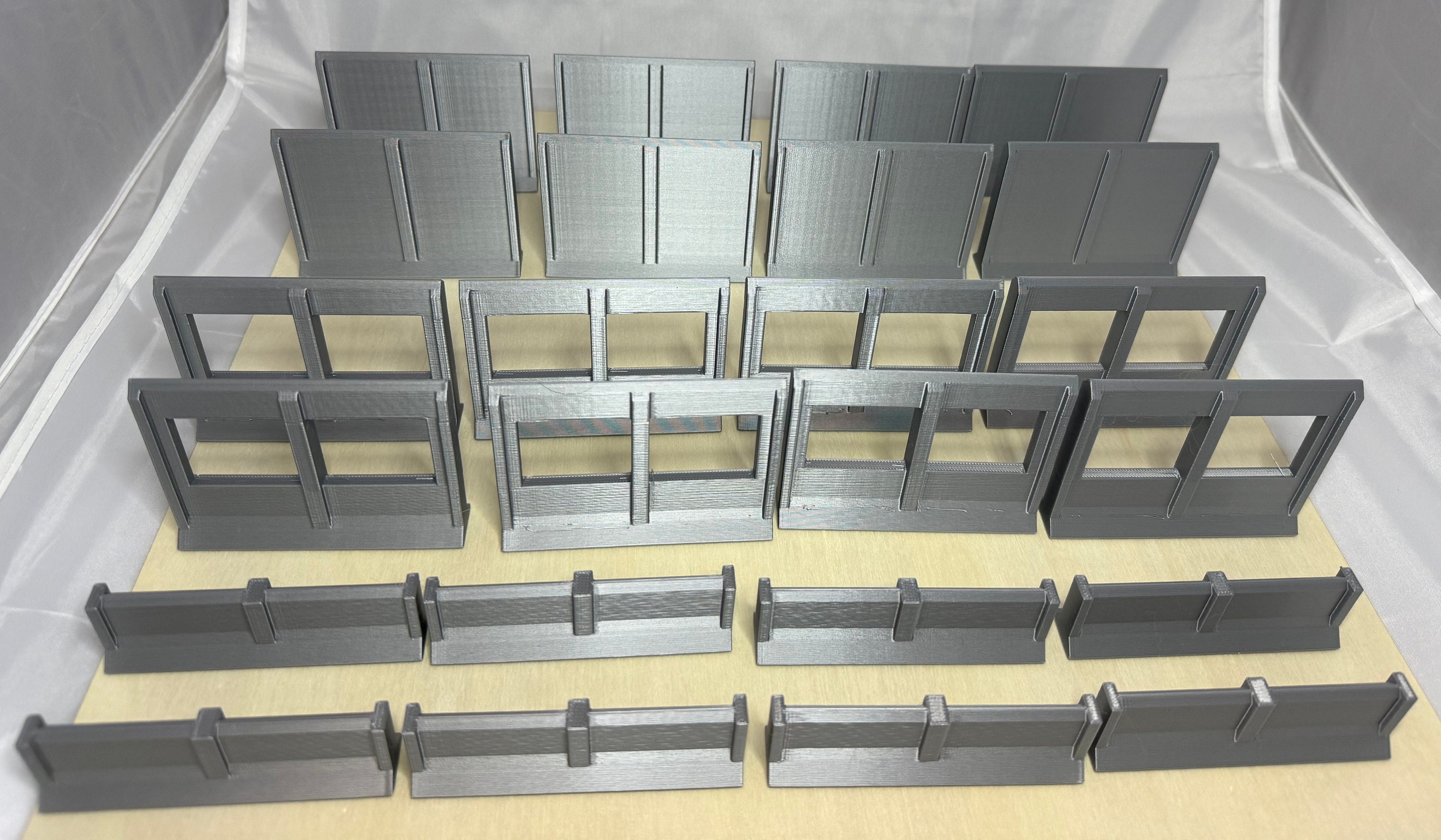 T-wall 3D Printed Wargaming Table Top Terrain Kit 24 Pieces - Etsy