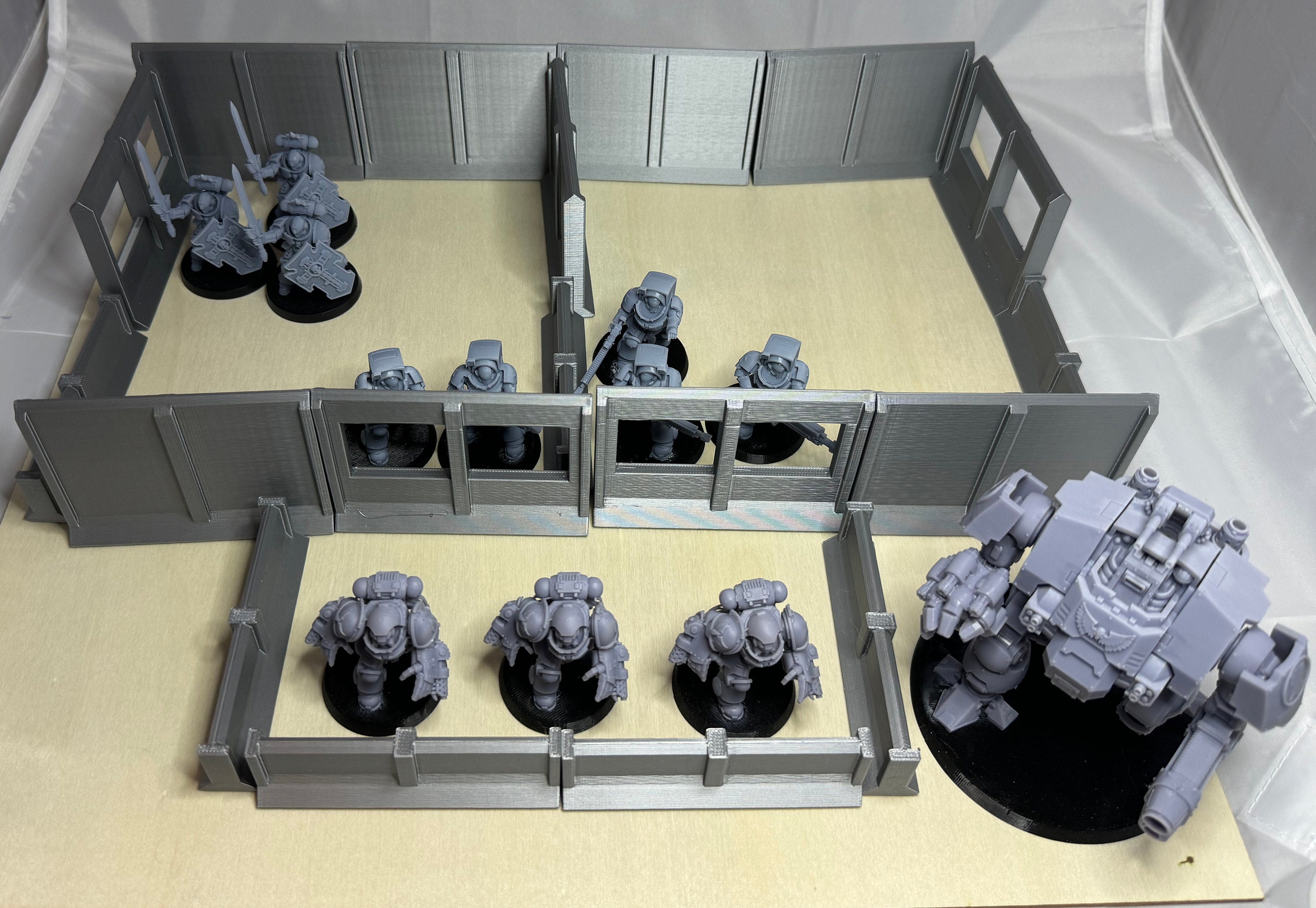 T-wall 3D Printed Wargaming Table Top Terrain Kit 24 Pieces - Etsy