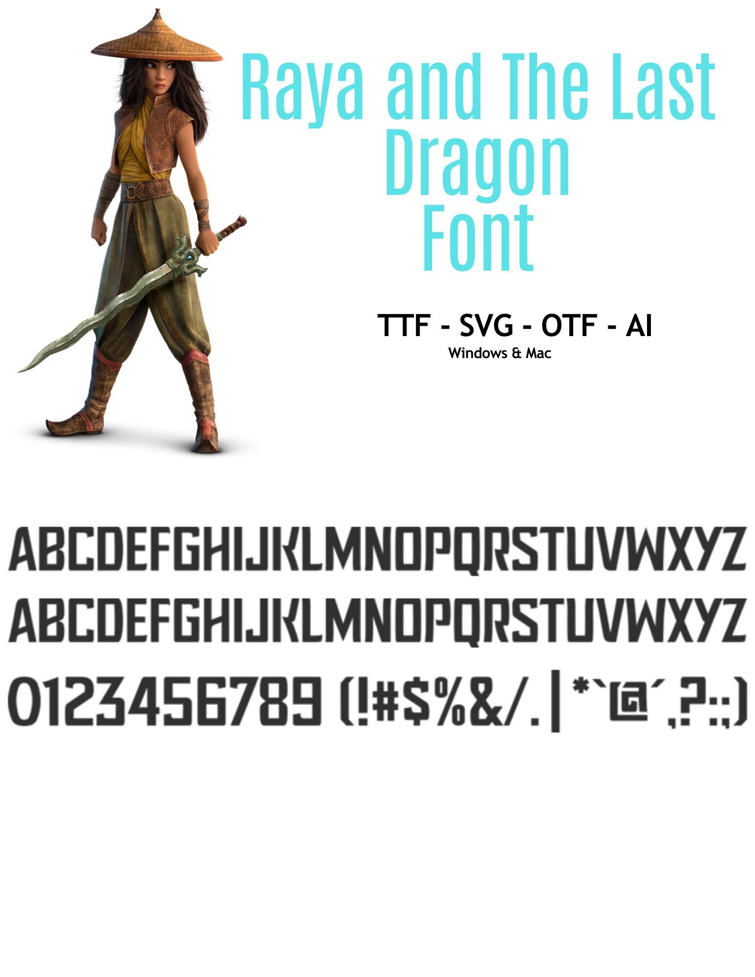 Raya Font Svg Raya Font T-shirt SVG Land Birthday Shirt Svg, Raya ...