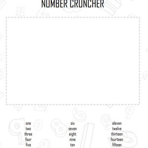 Word Search number Cruncher Math All Ages - Etsy