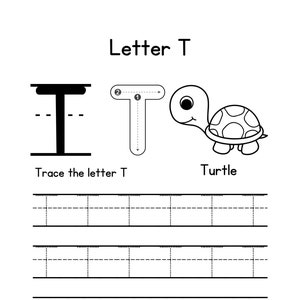 D3_printable Capital Letter Tracing/digital ABC Tracing Worksheet ...