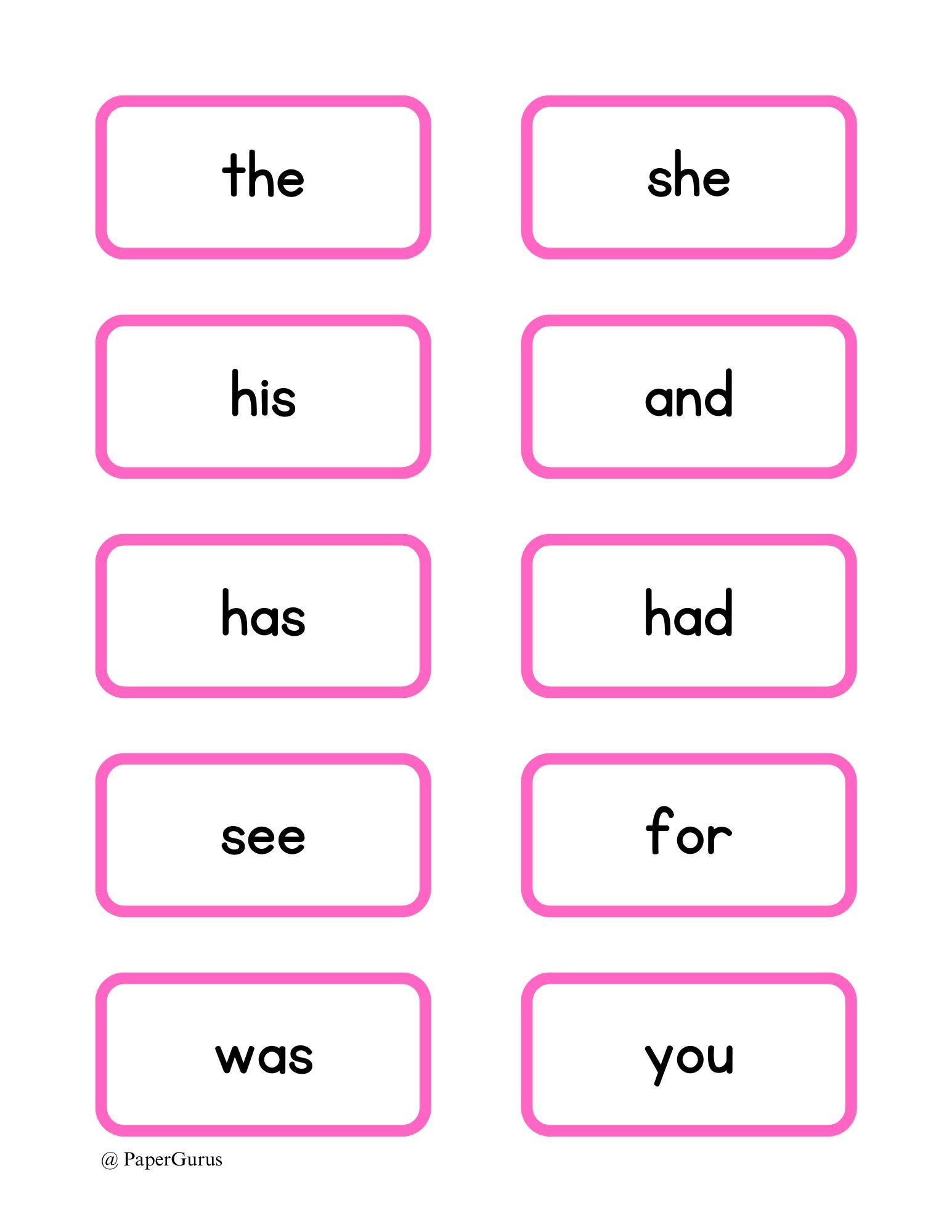 D16_montessori-inspired Sight Words | Phonetic Learning | Digital ...