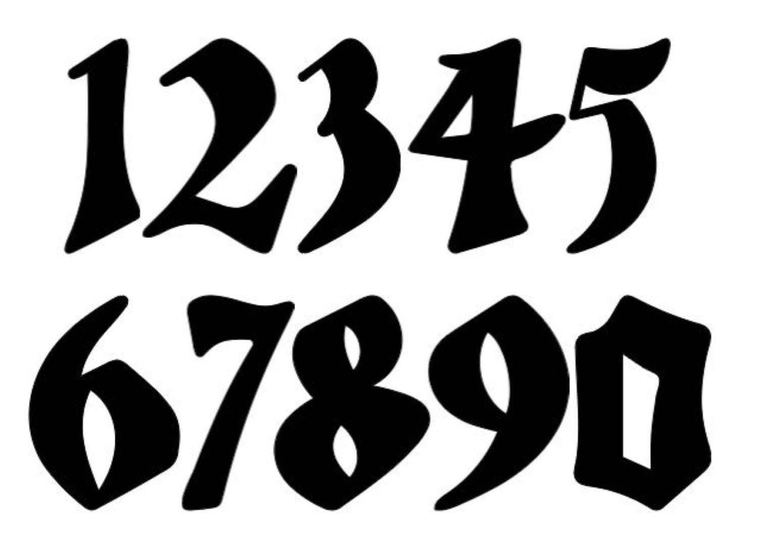 33_lettering / Numbers /fancy/ Customize / Die Cut / Cardstock / Banner ...