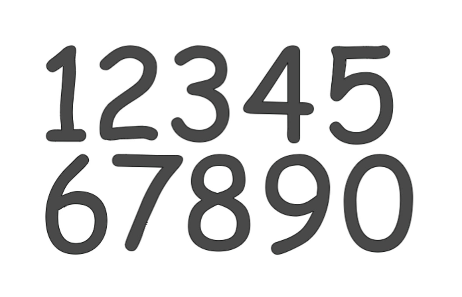 4_lettering / Numbers /fancy/ Customize / Die Cut / Cardstock / Banner ...