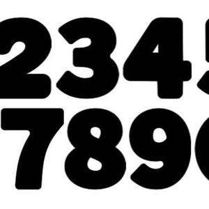 34_lettering / Numbers /fancy/ Customize / Die Cut / Cardstock / Banner ...