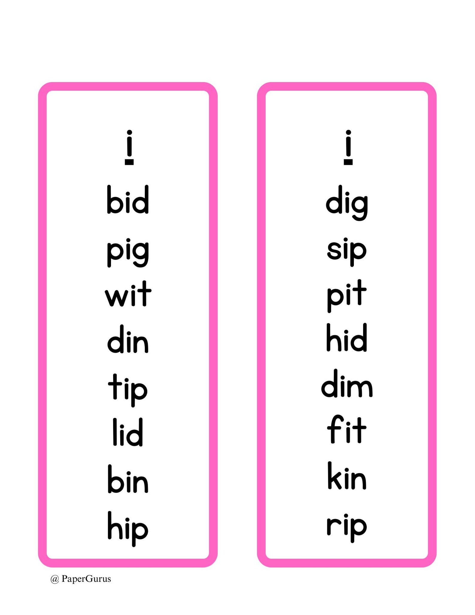 D15_montessori-inspired CVC Word Lists | Phonetic Learning | Digital ...