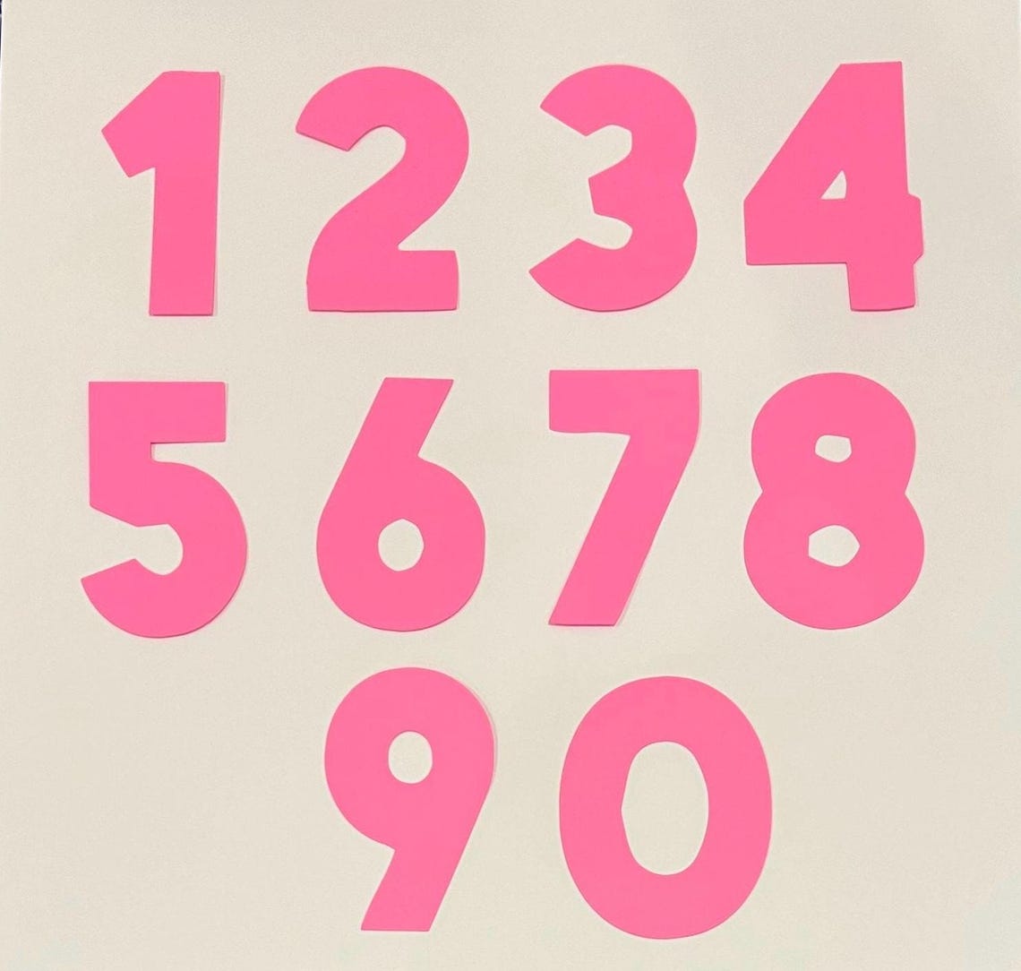 16_lettering / Numbers /fancy/ Customize / Die Cut / Cardstock / Banner ...