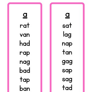 D15_montessori-inspired CVC Word Lists | Phonetic Learning | Digital ...