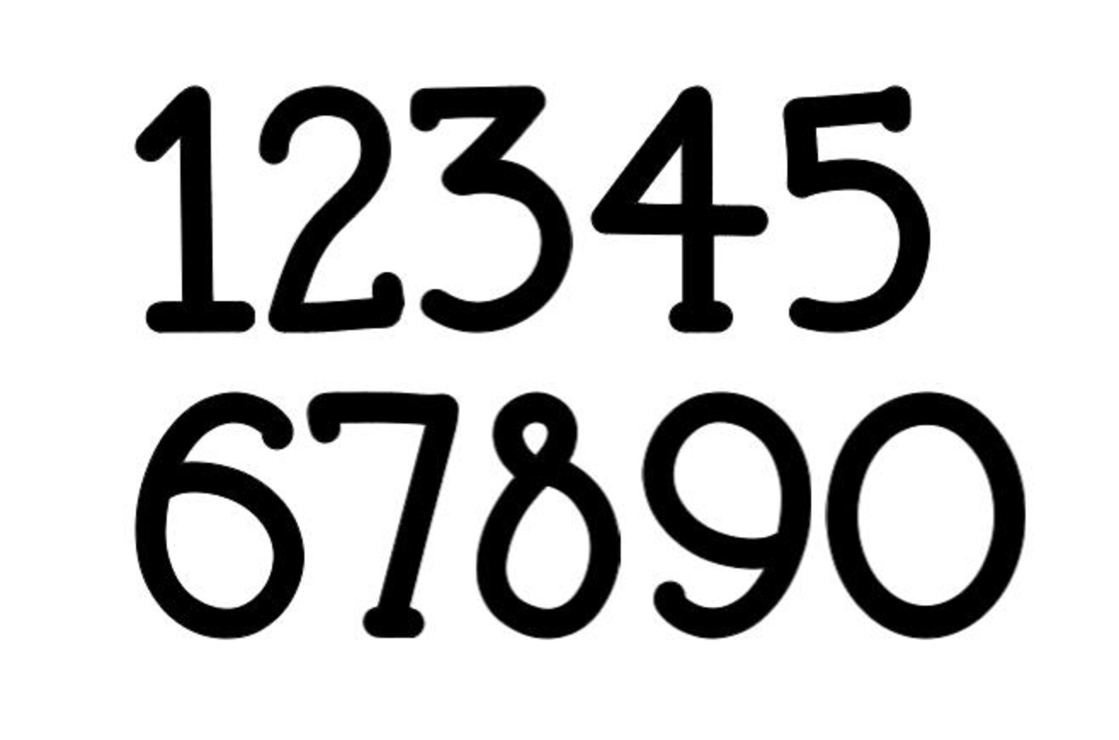 40_lettering / Numbers /fancy/ Customize / Die Cut / Cardstock / Banner ...