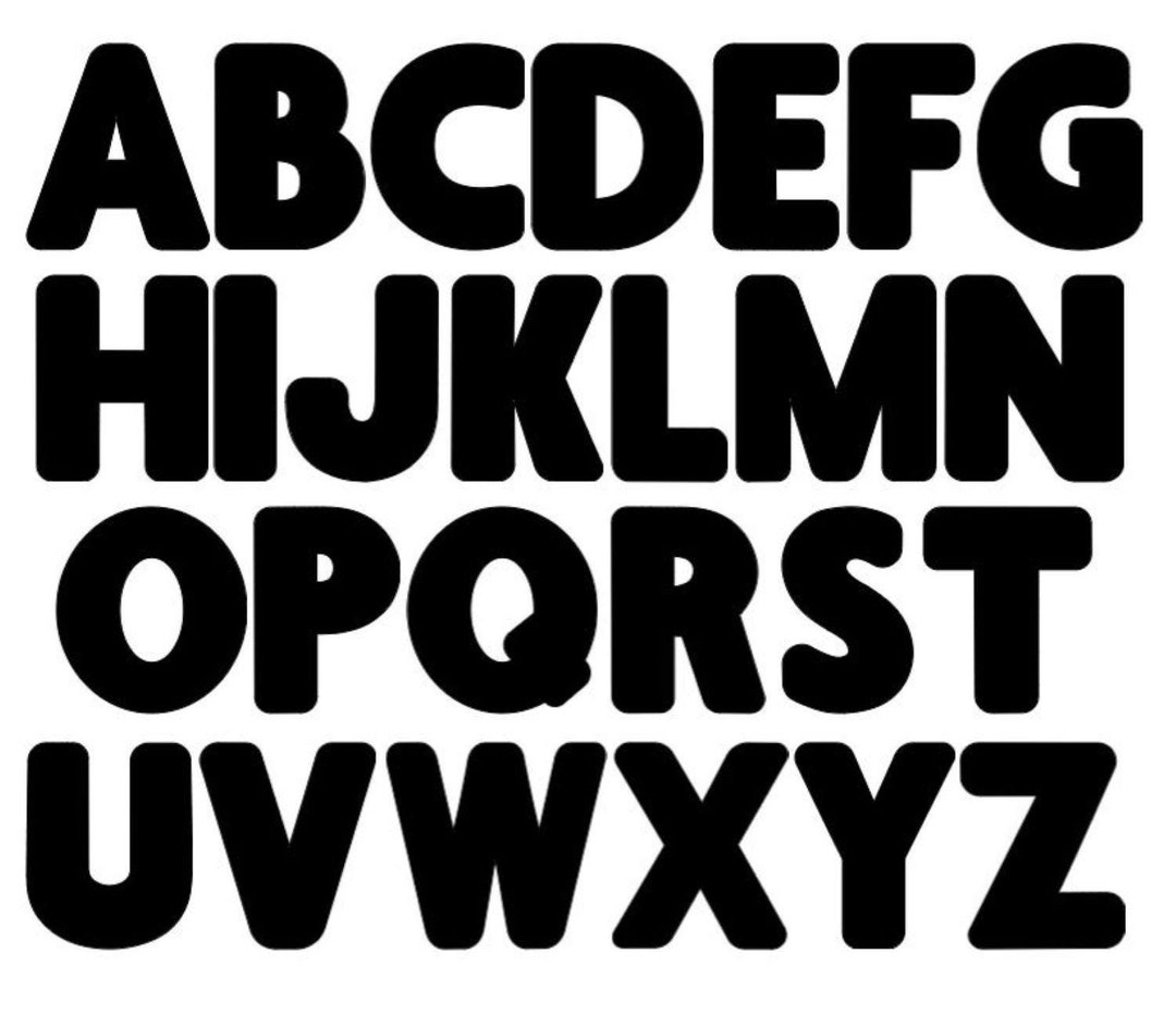 34_lettering / Numbers /fancy/ Customize / Die Cut / Cardstock / Banner ...