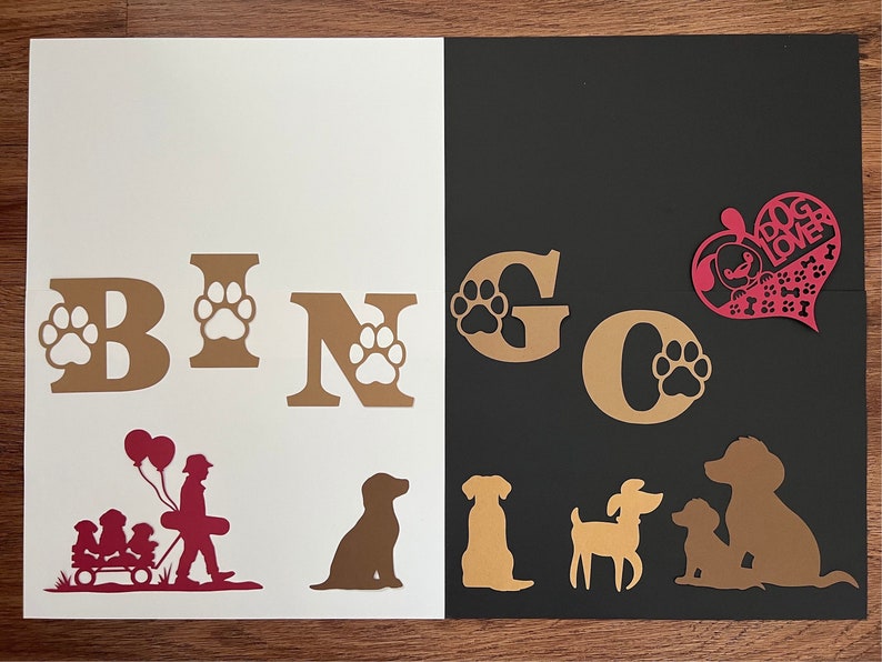 Dog Cutouts/die Cut/cardstock/scrapbooking/poster/bulletin Board ...
