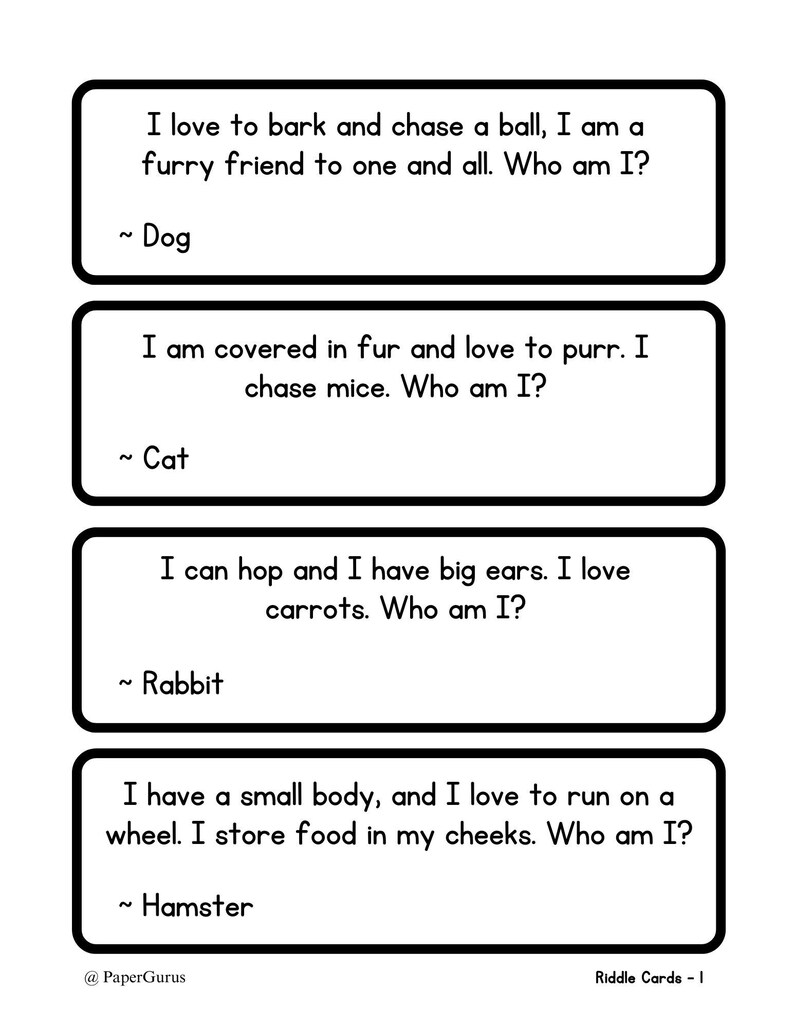 D31_riddle Quest: Animal Kingdom | Brain-teasing Fun | Educational ...