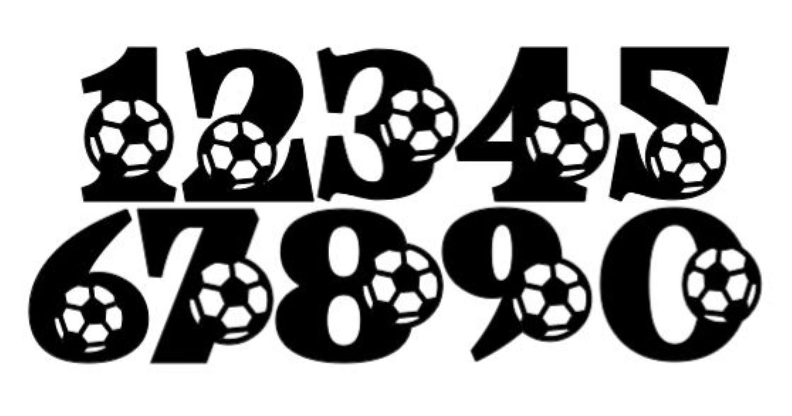 15_lettering / Numbers / Customize / Die Cut / Cardstock / Banner ...