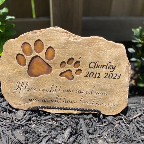 Pet Grave Stone - Etsy
