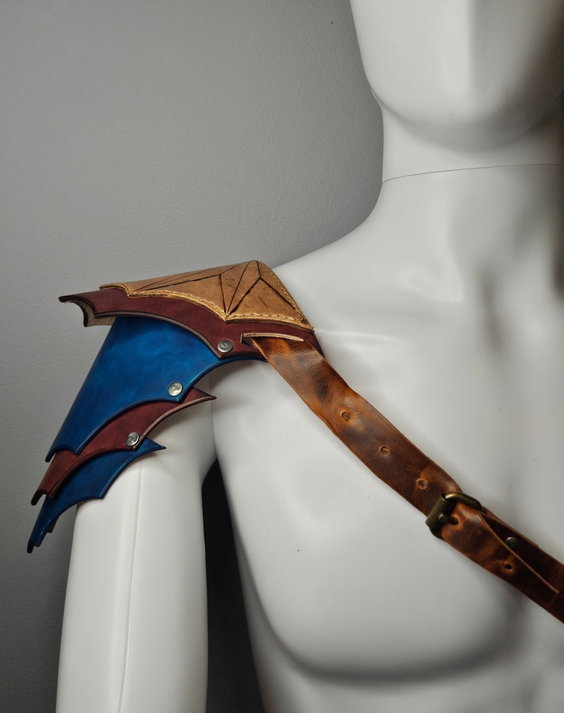Leather Pauldron PDF Pattern - for Cosplay, LARP, RPG, Renaissance ...