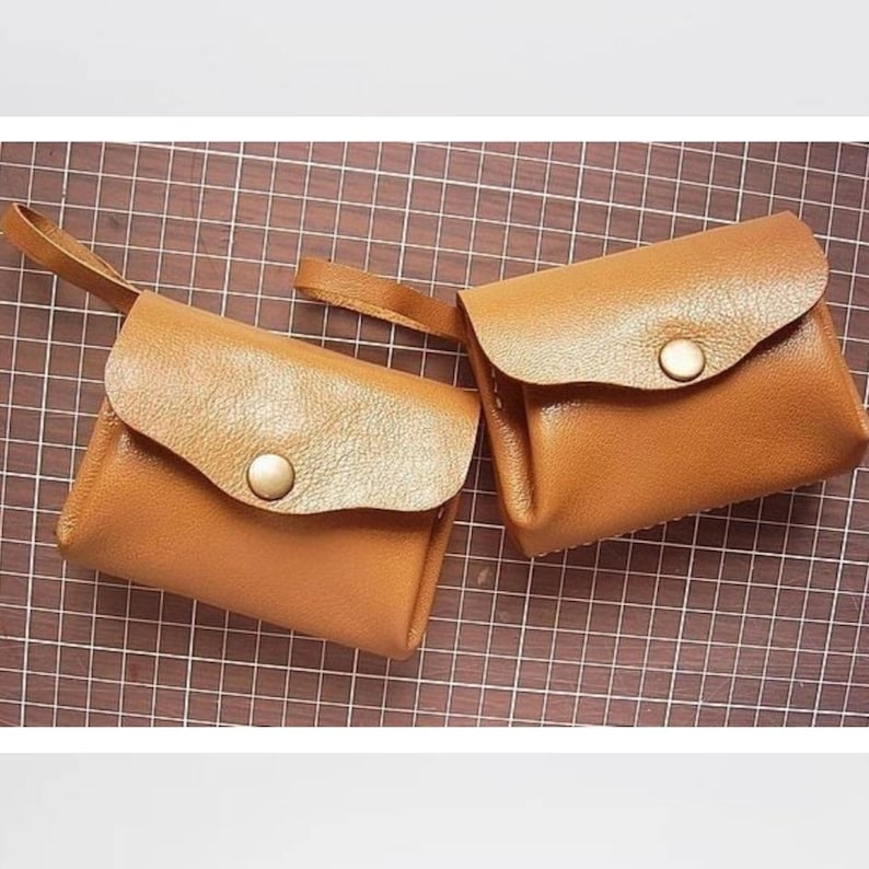 Leather Accordion Coin & Card Wallet Pattern (PDF) - Etsy