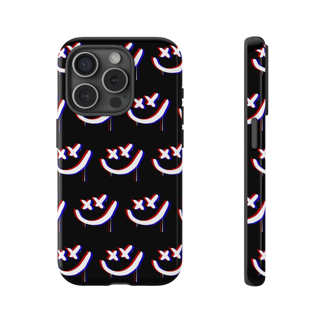 Personalized Custom Kaw Glitch Smiley Face iPhone and Samsung Cases for ...