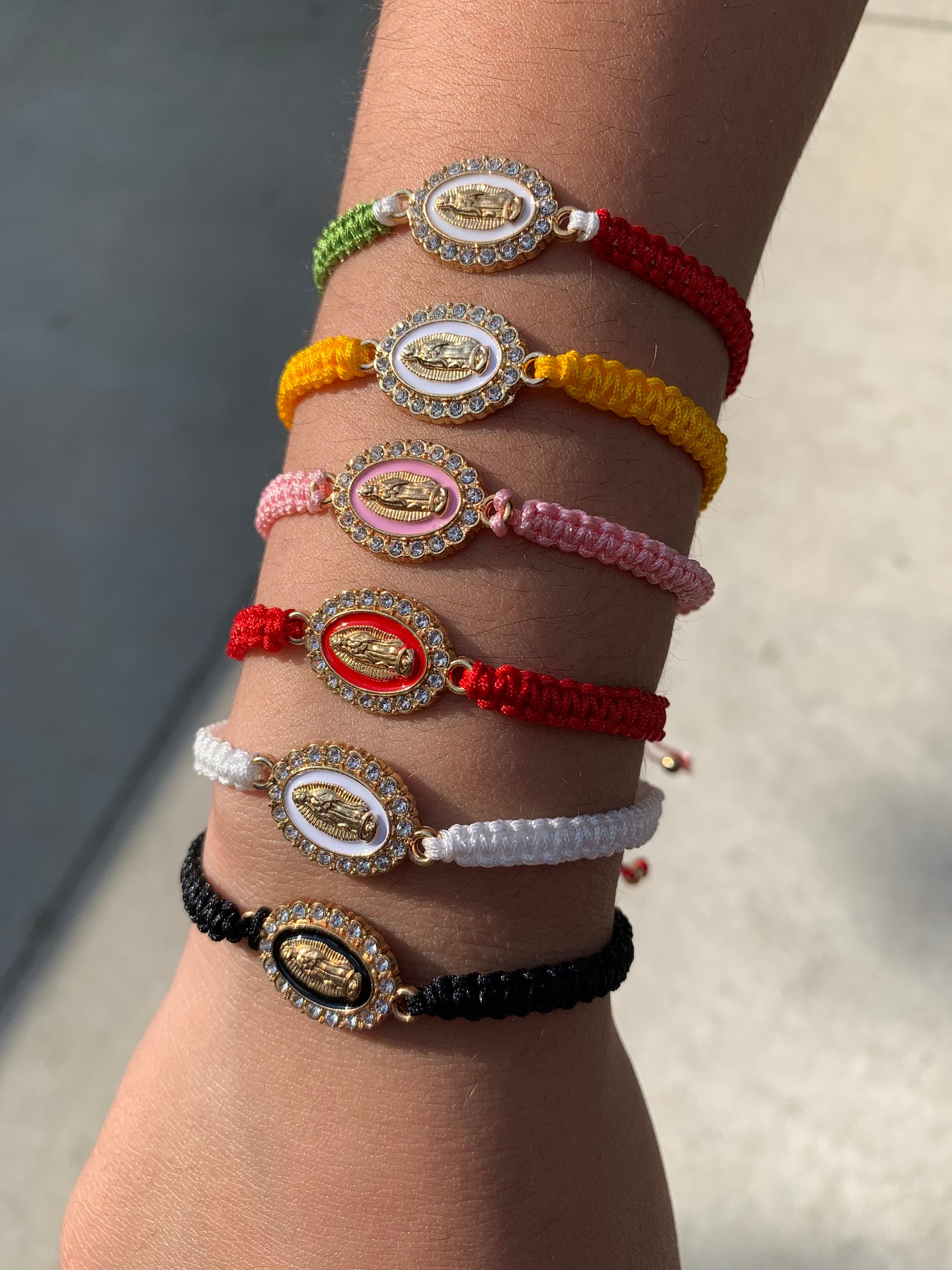Virgin Mary Bracelet / Virgen De Guadalupe - Etsy