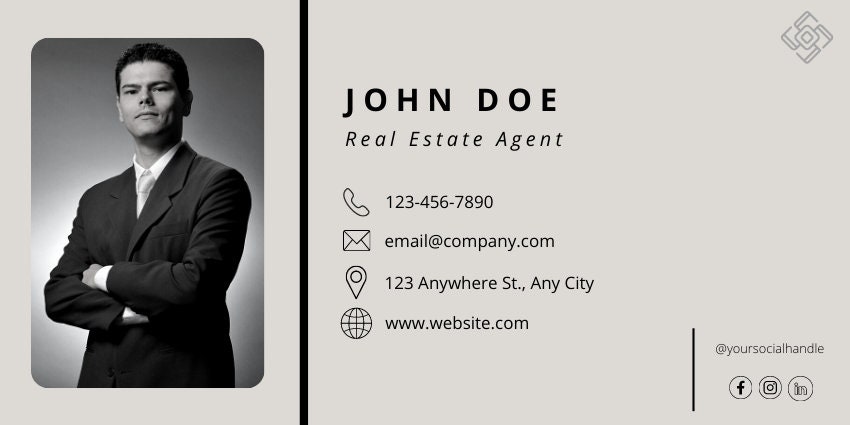 Simple Email Signature Template! Editable in Canva With a FREE Account ...