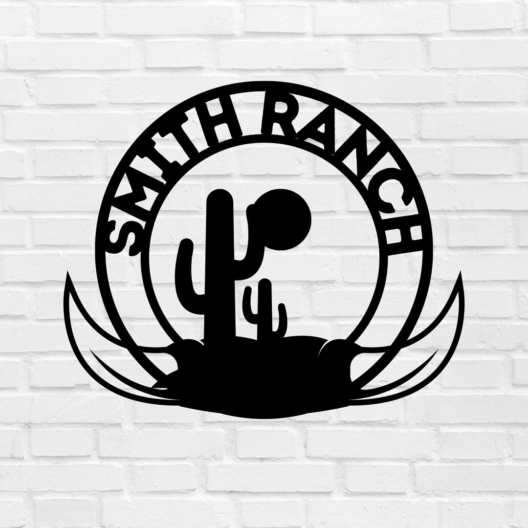 Ranch House Sign, Metal Sign, Personalized Metal Sign, Ranch Sign ...