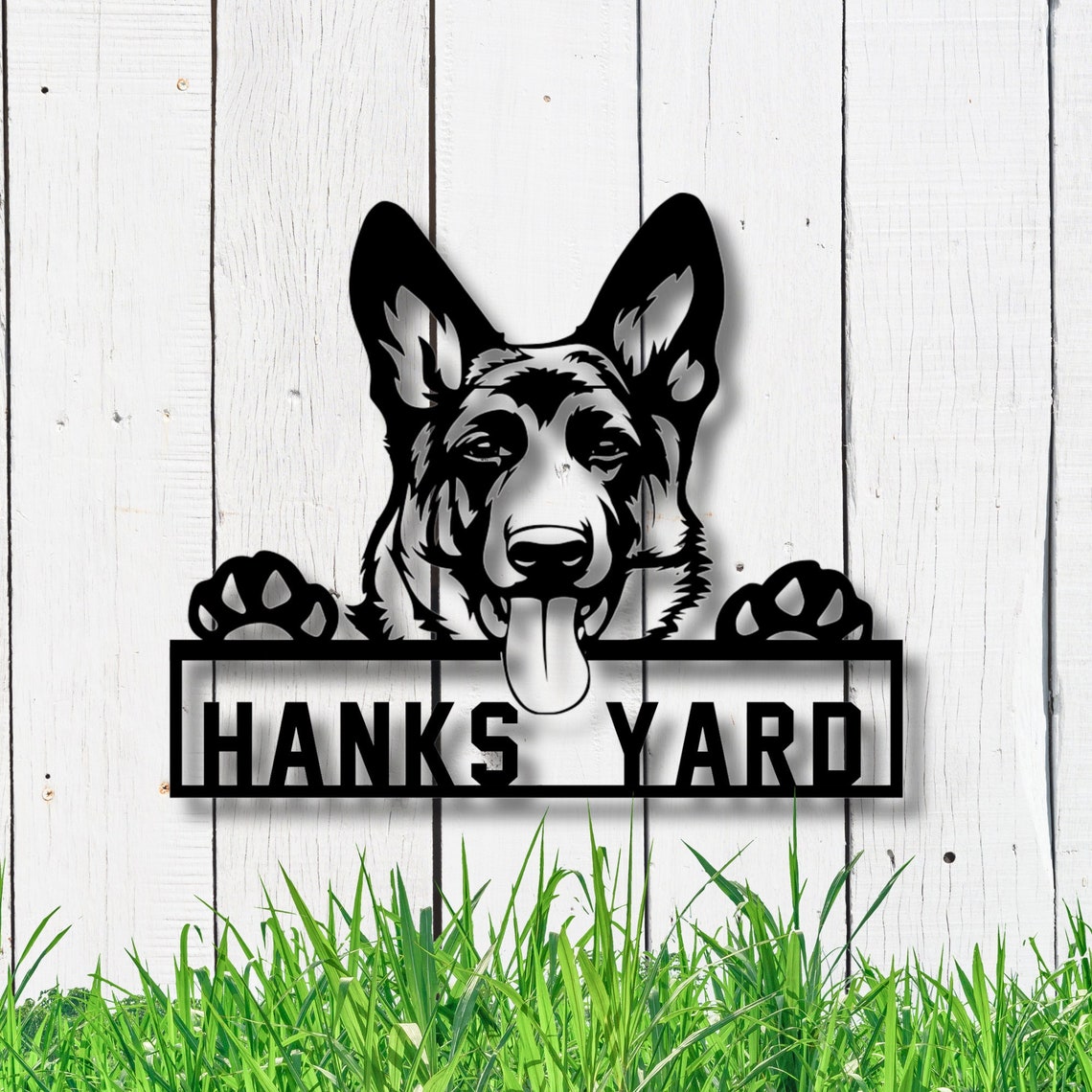Metal German Shepherd Sign Personalized German Shepherd Sign - Etsy