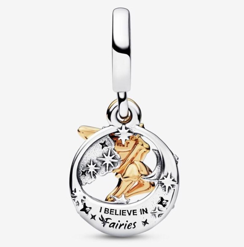 PANDORA Tinker Bell Celestial Night Dangle Charm - Etsy