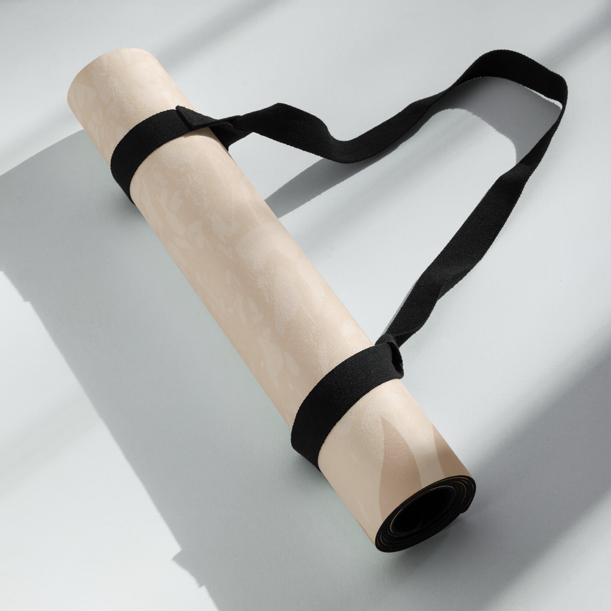 Boho Minimalist Yoga Mat With Microsuede for Strong Grip and Comfort ...