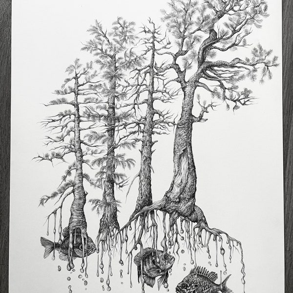 Surreal Drawing - Etsy