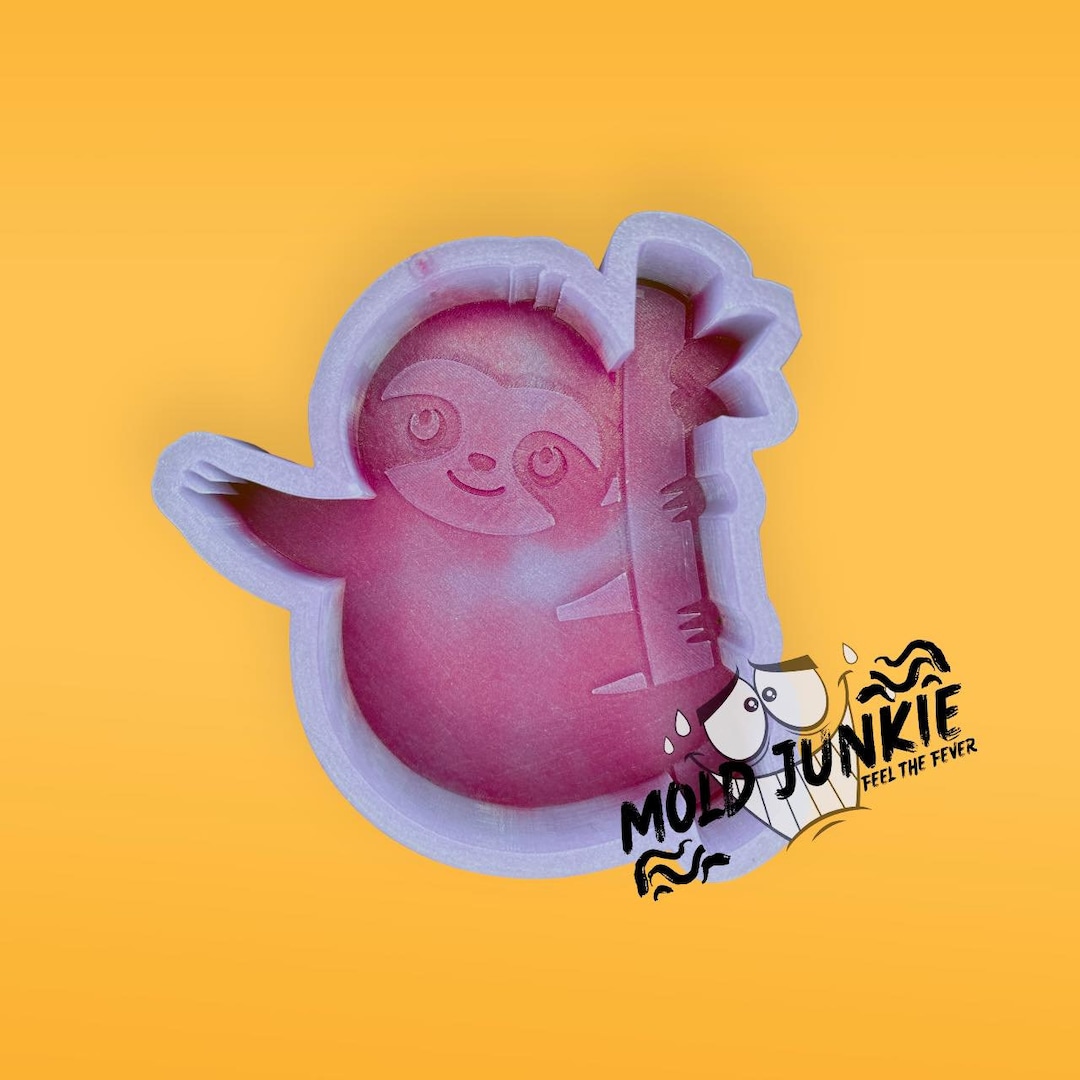 Hanging Sloth - Silicone Mold, Soap Molds, Food Molds, Baking Molds ...