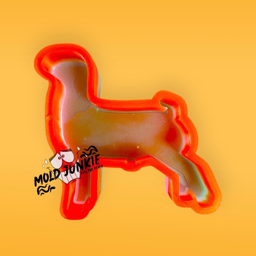 Show Goat Silicone Mold - Silicone Mold, Soap Molds, Food Molds, Baking ...