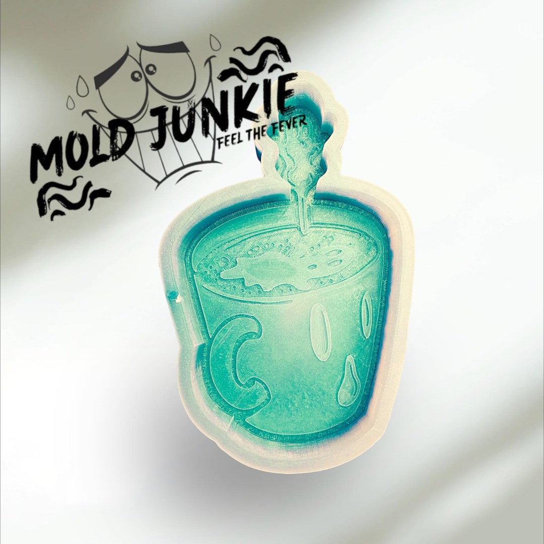 Melting Boo Drink Silicone Mold- Silicone Mold, Soap Molds, Silicone ...