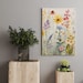 Watercolor Wildflowers Floral Botanical Prints D2, Minimalist Modern ...
