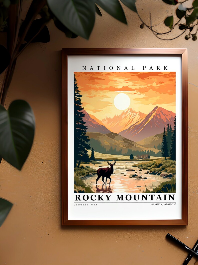 Rocky Mountain National Park Wall Art Digital Download Custom Prints ...
