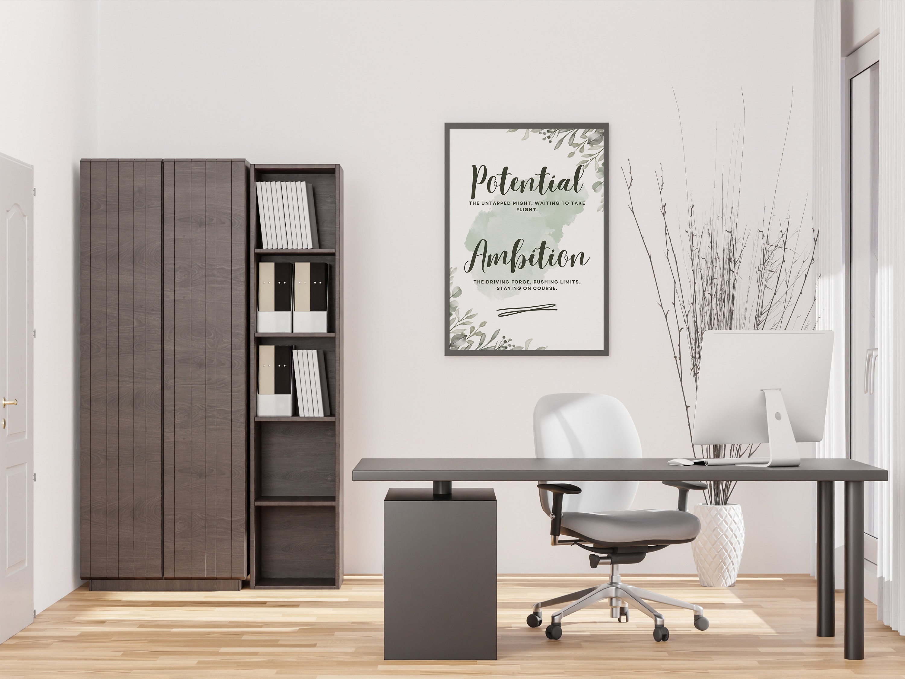 Inspirational Workplace Art Motivational Wall Art Home Decor Office ...