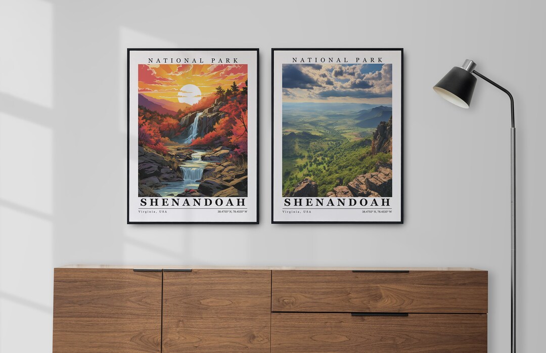 Shenandoah National Park Wall Art Digital Download Custom Prints ...