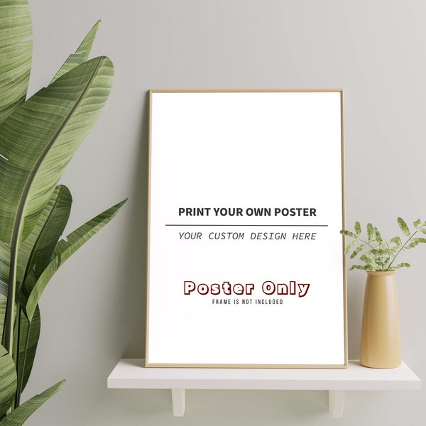 Custom Matte Posters - Etsy