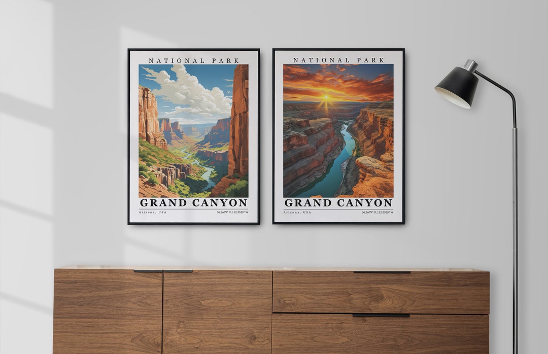 Grand Canyon National Park Wall Art Digital Download Custom Prints ...