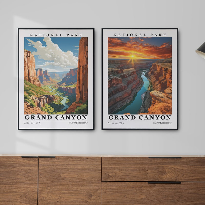 Grand Canyon Poster - Etsy