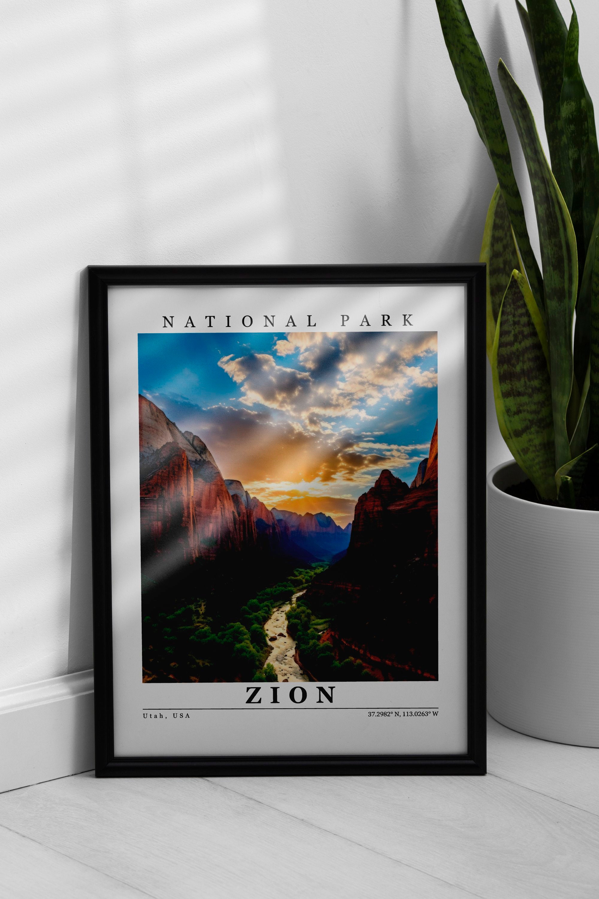 Zion National Park Wall Art Digital Download Custom Prints - Etsy