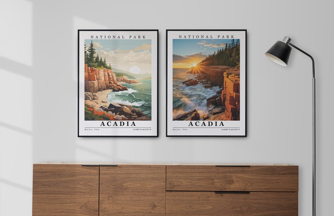 Acadia National Park Wall Art Digital Download Custom Prints Acadia ...