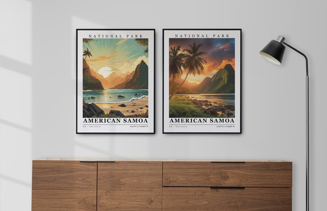 American Samoa National Park Wall Art Digital Download Custom Prints ...