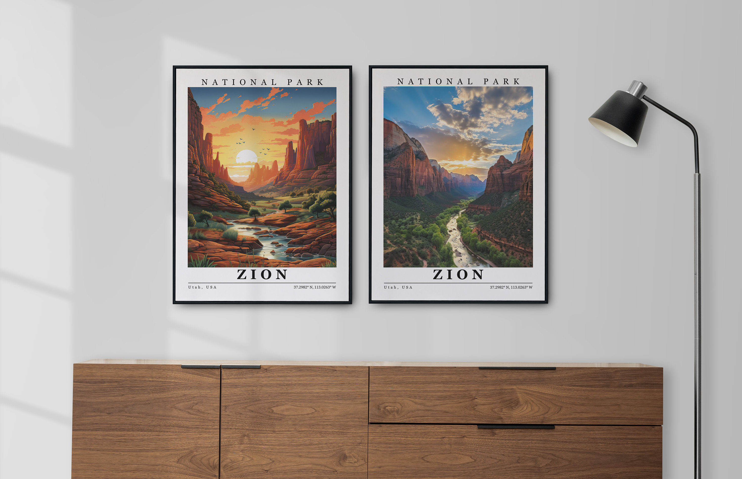 Zion National Park Wall Art Digital Download Custom Prints - Etsy