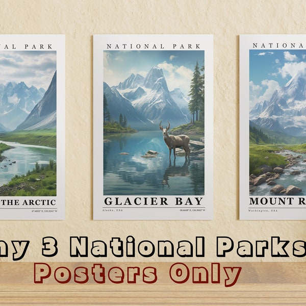 National Park Custom Poster - Etsy
