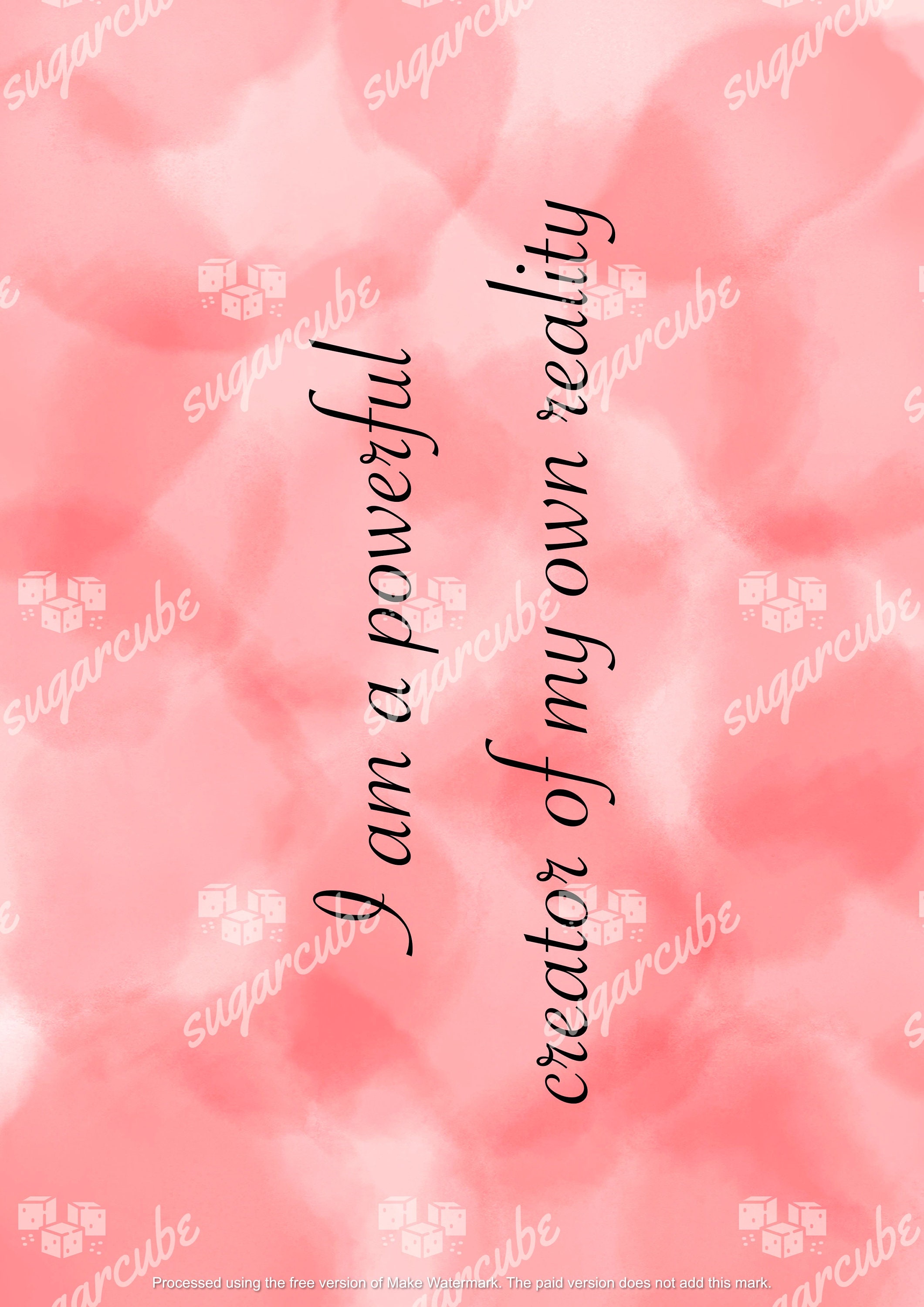 Watercolor Affirmation Cards Set - Bundle 12, Printable Affirmation ...