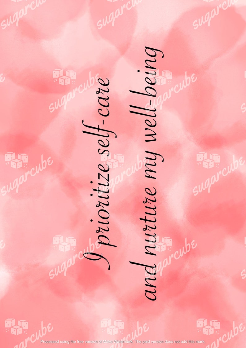 Watercolor Affirmation Cards Set - Bundle 12, Printable Affirmation ...